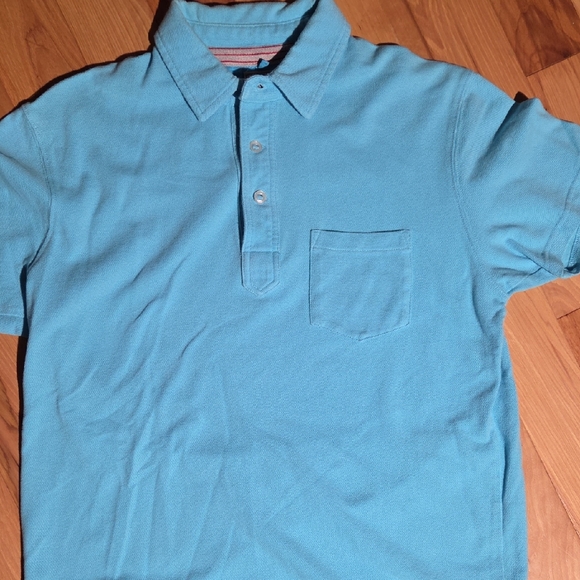 Relwen | Shirts | Relwen Blue Polo Meduim | Poshmark